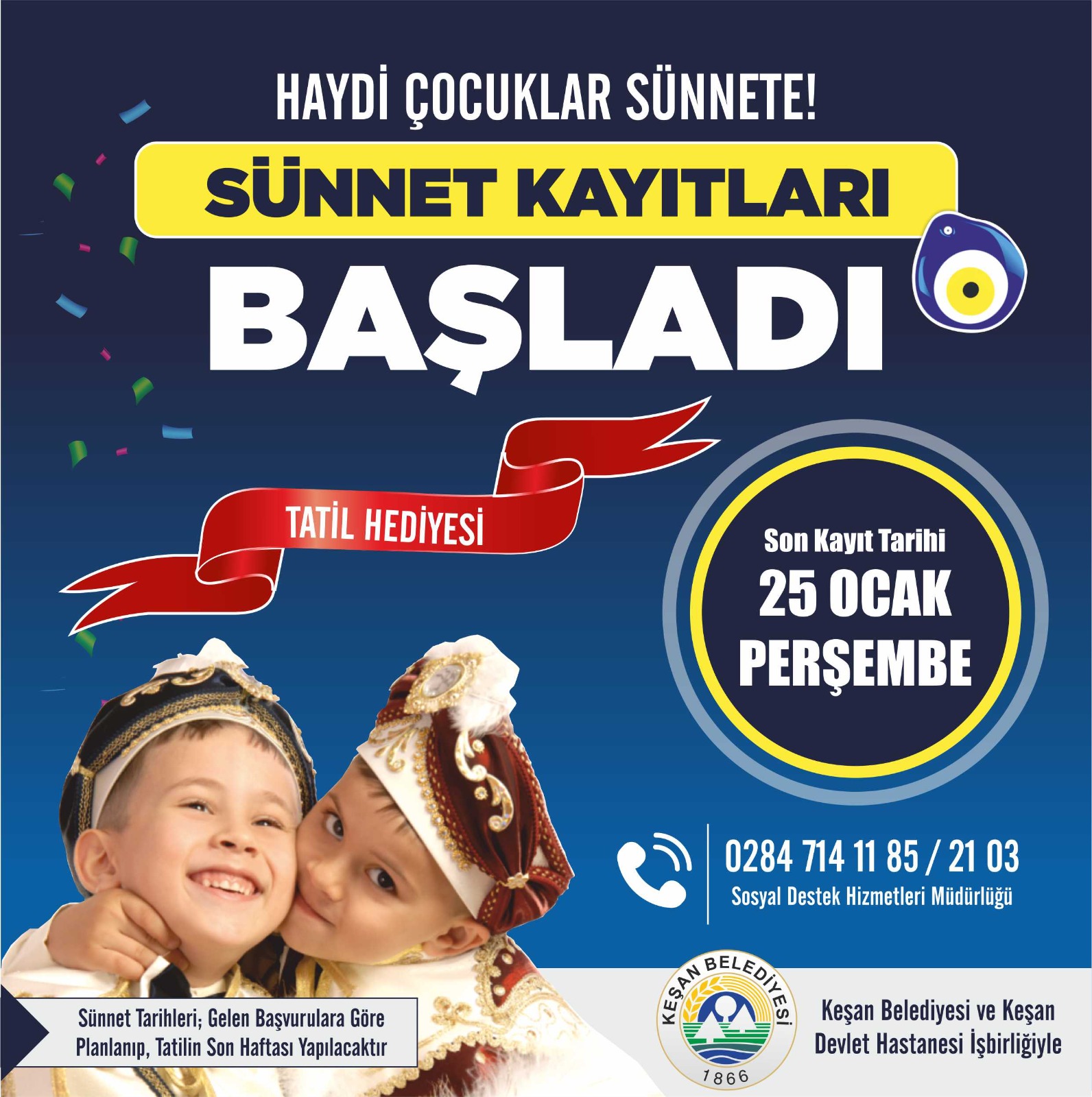 Keşan Belediyesi toplu sünnet için kayıt almaya başladı – Keşan Online ...